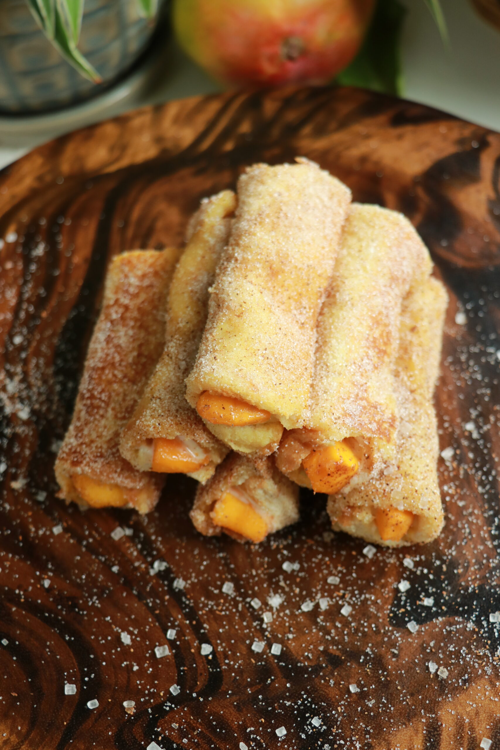 Mango Cheesecake French Toast Rolls - A Taste of Flavours